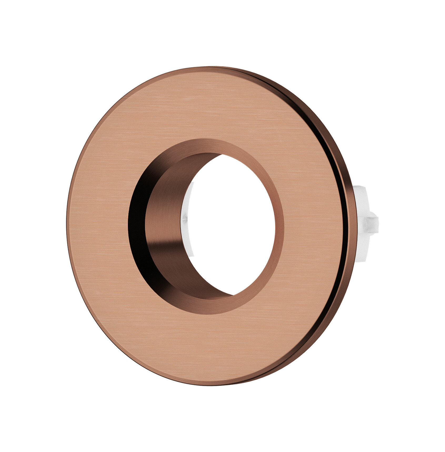 Bathroom Accessories Brushed Copper PVD Overflow ring [https://damixa.com]